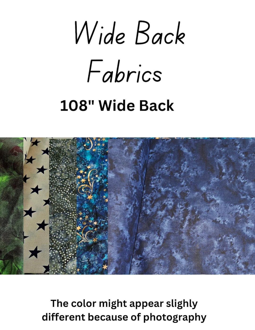 Wide Back Fabric - Etsy