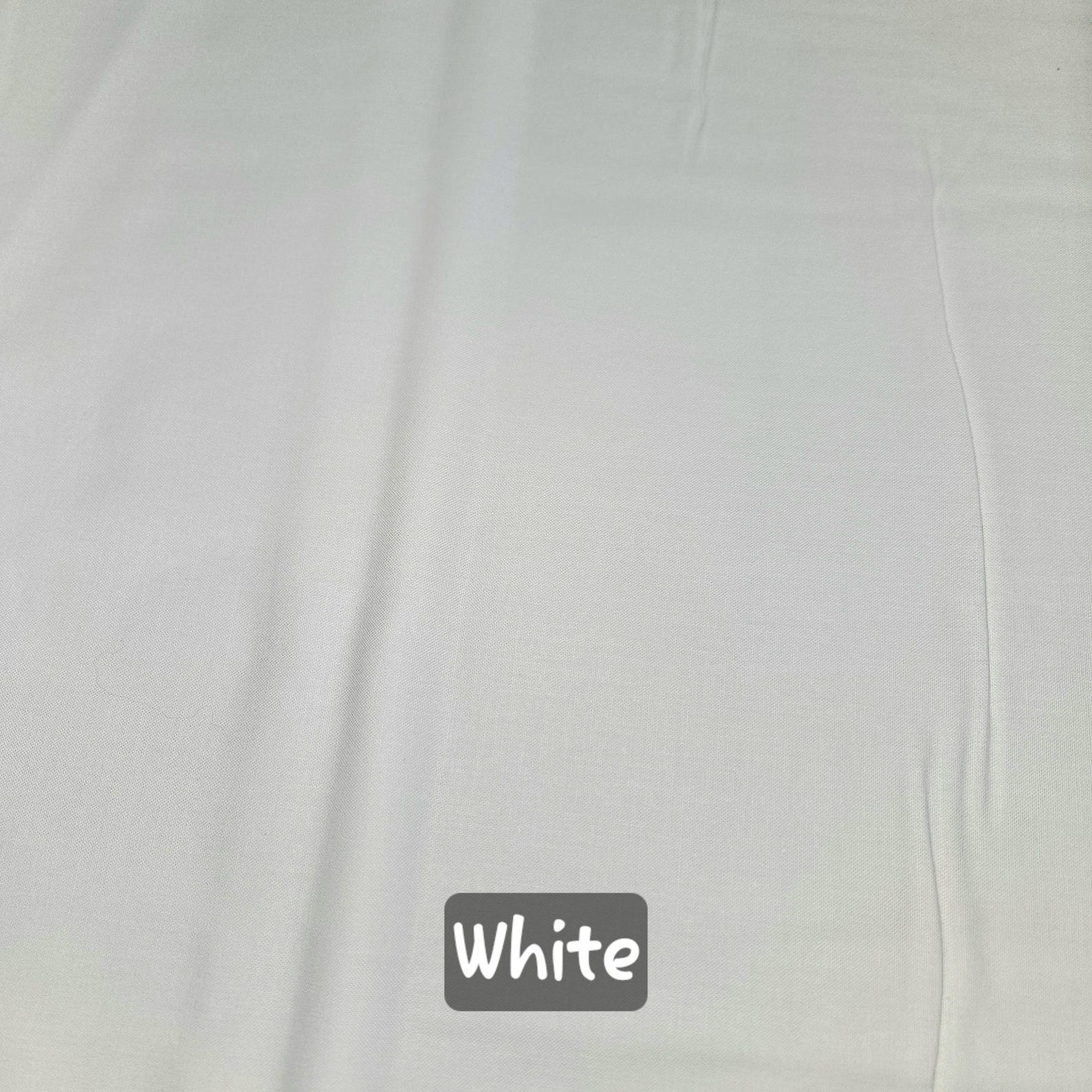 White Wide Back Fabric - Etsy