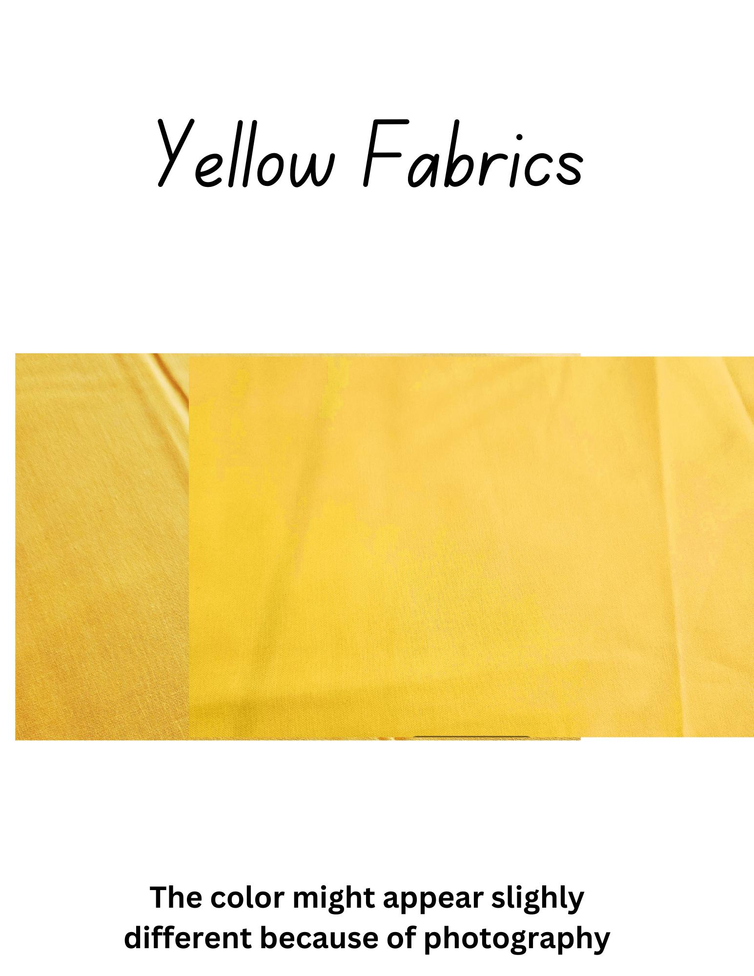 Yellow Solid Fabric - Etsy
