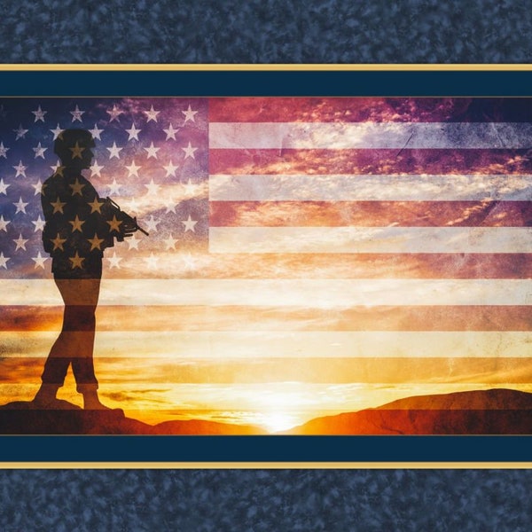 Military Quilt Panel - Etsy