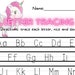 Alphabet Tracing Rainbow Letter Practice Instant Download - Etsy