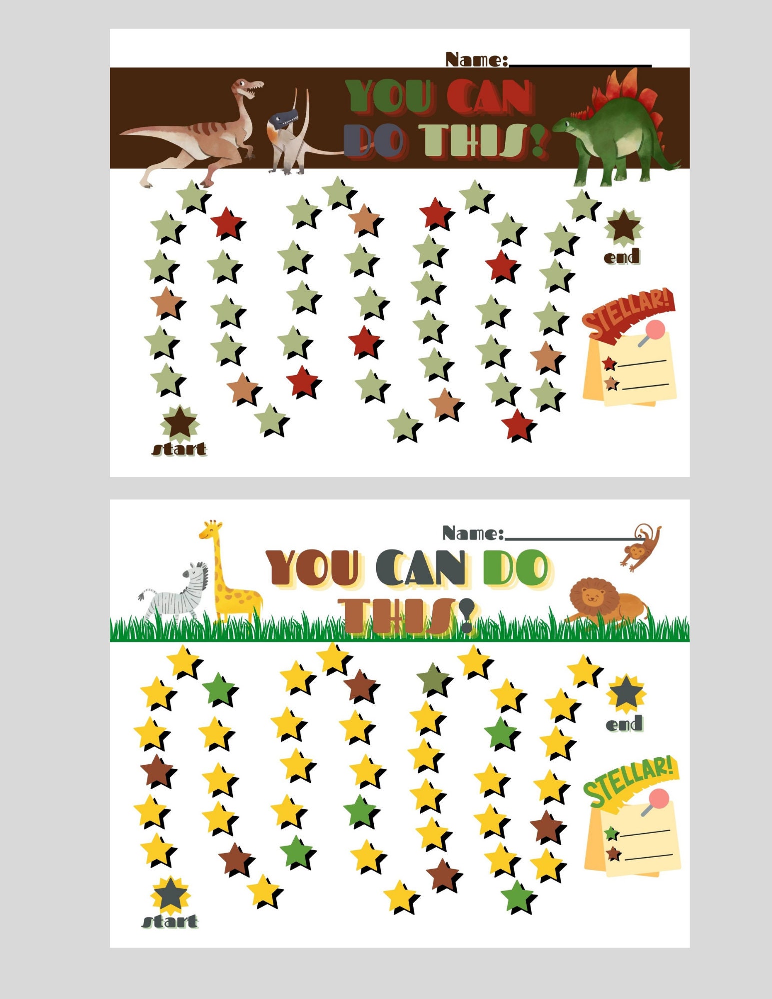 Incentive Chart- Digital Download- 10 Themed Printable Rewards Chart ...