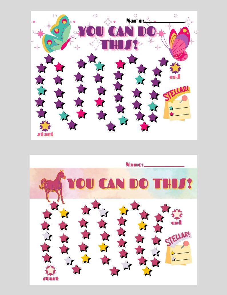Incentive Chart- Digital Download- 10 Themed Printable Rewards Chart ...