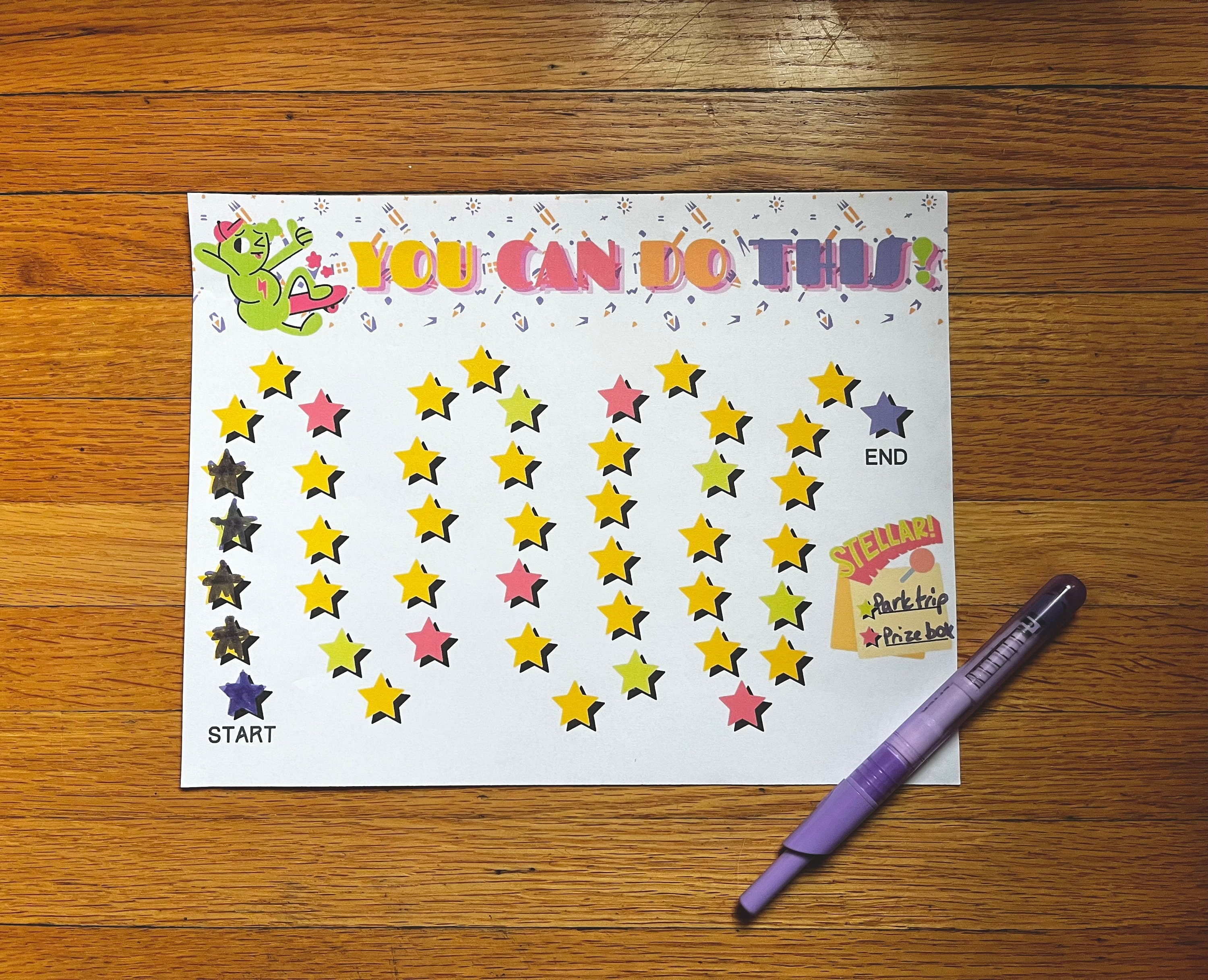 Incentive Chart- Digital Download- Printable- Rewards Chart for Kids ...