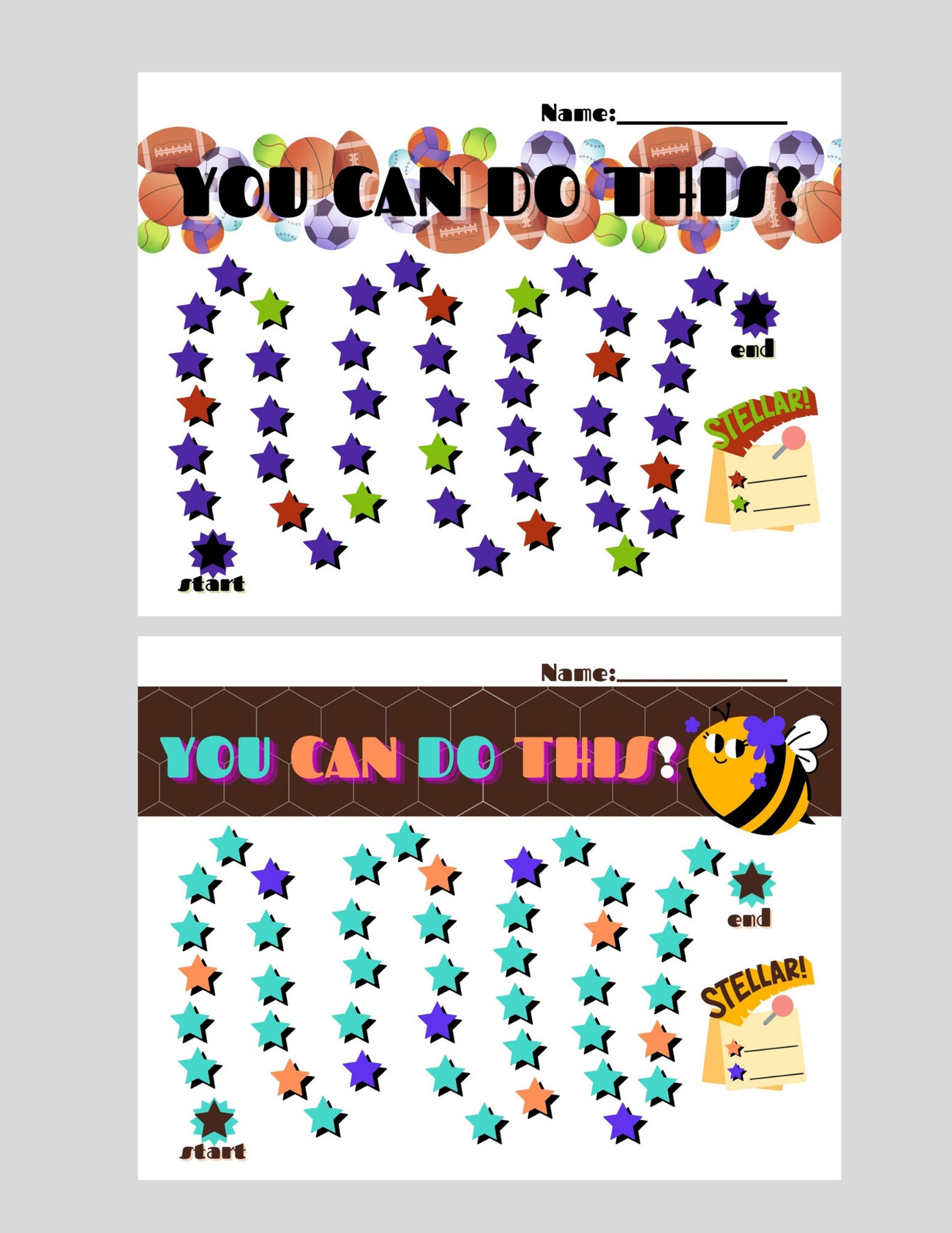 Incentive Chart- Digital Download- 10 Themed Printable Rewards Chart ...