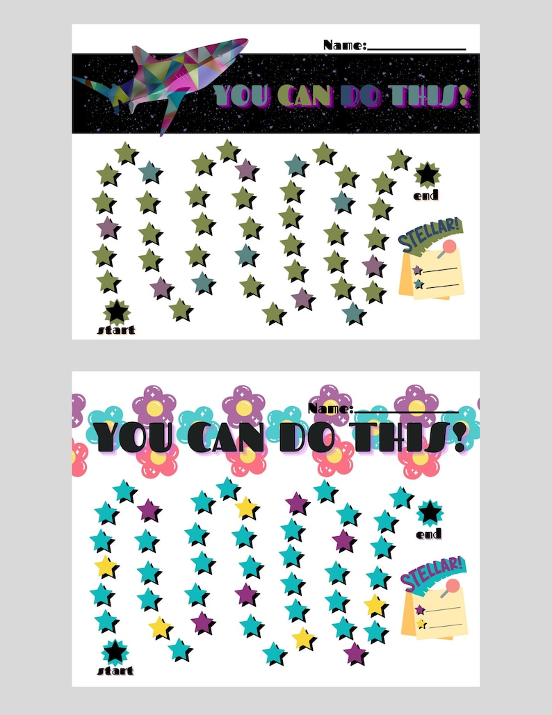 Incentive Chart- Digital Download- 10 Themed Printable Rewards Chart ...