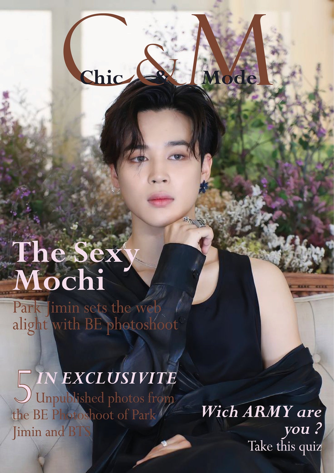 Jimin - Magazine Cover - Etsy