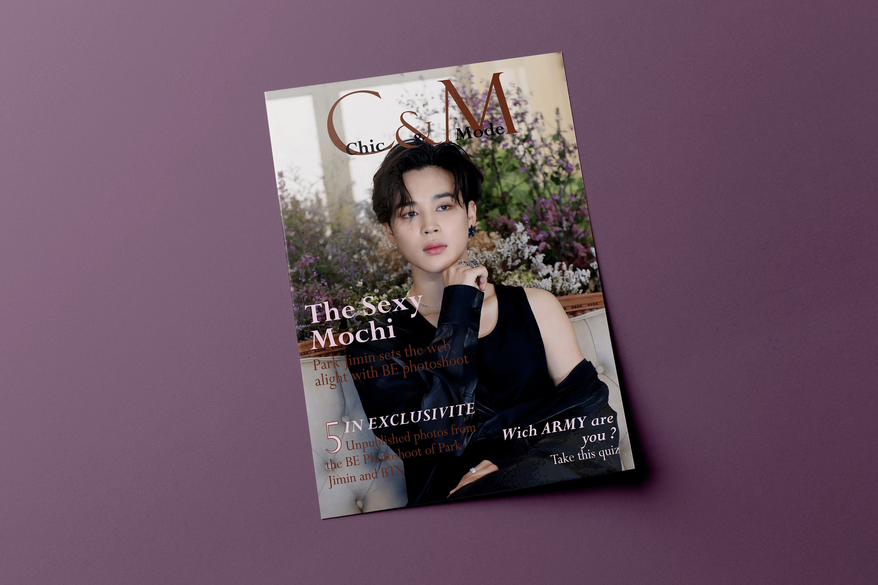 Jimin - Magazine Cover - Etsy