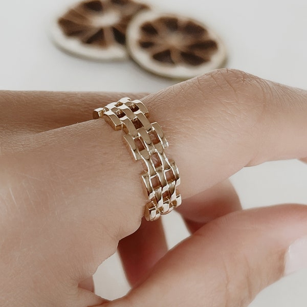 Chain Ring - Etsy