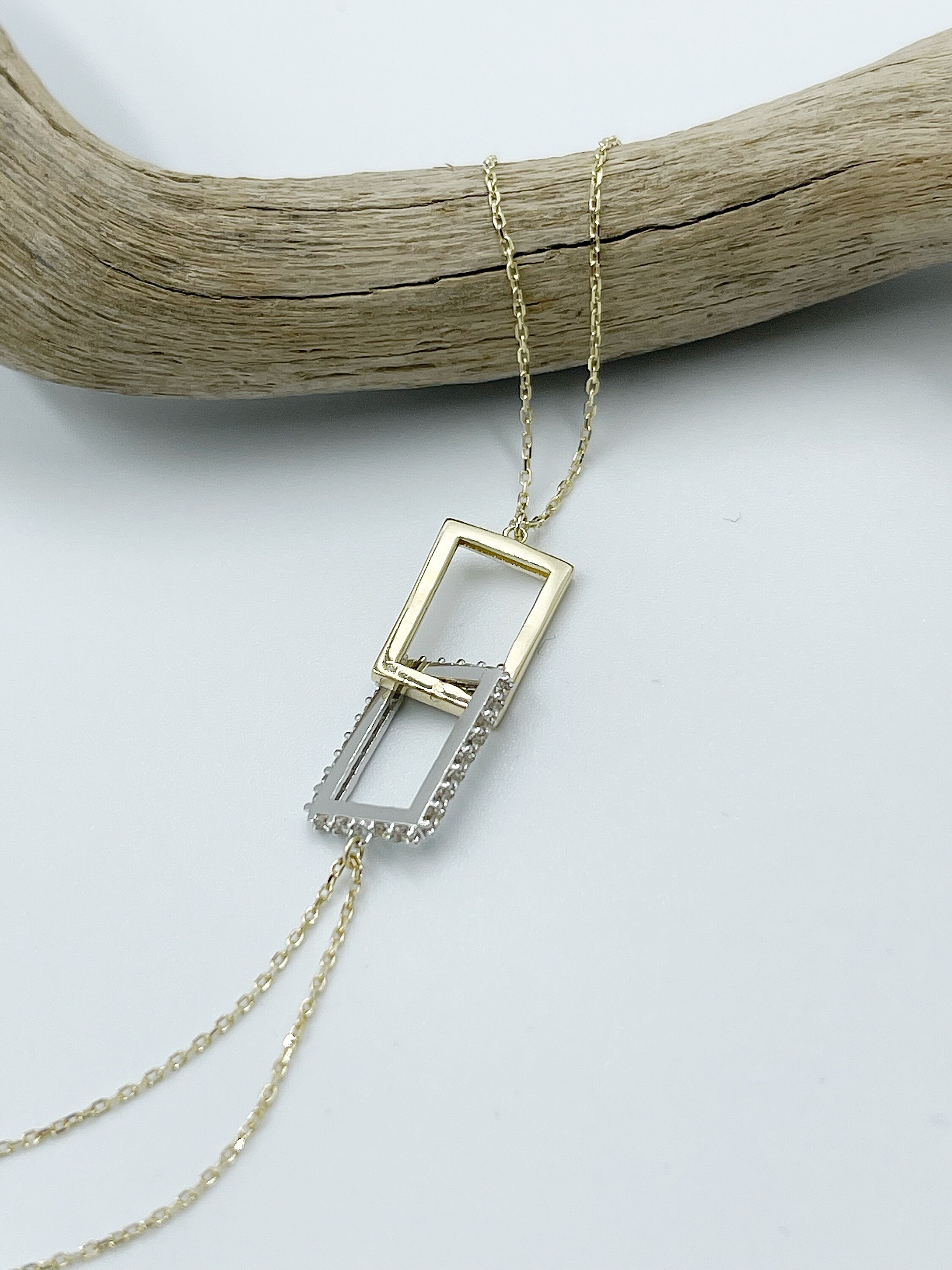 14k Gold Bangle 14K Rectangle Gold Bracelet Handmade - Etsy