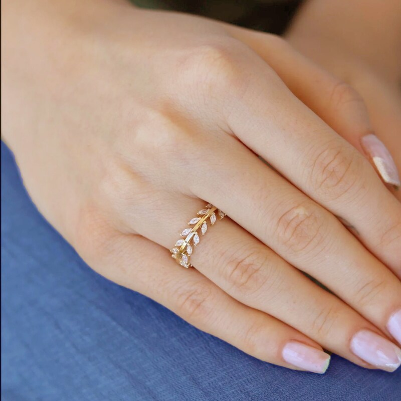 Gold Branch Ring - Etsy