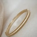 14k Solid Gold Bangle Bracelet, Solid Gold Bangle, Jewelry Gift for Her ...