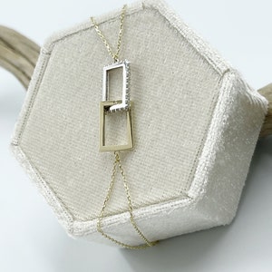 14k Gold Bangle 14K Rectangle Gold Bracelet Handmade - Etsy