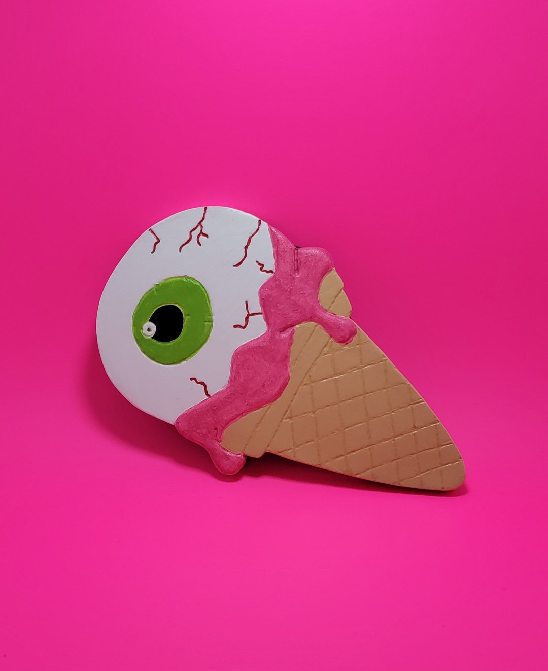 Eyeball Ice Cream Cone Incense Burner, Creepy Eye Incense Holder, Eye ...