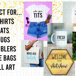 Funny & Inappropriate SVG Bundle Cute Wall Decor Farmhouse - Etsy