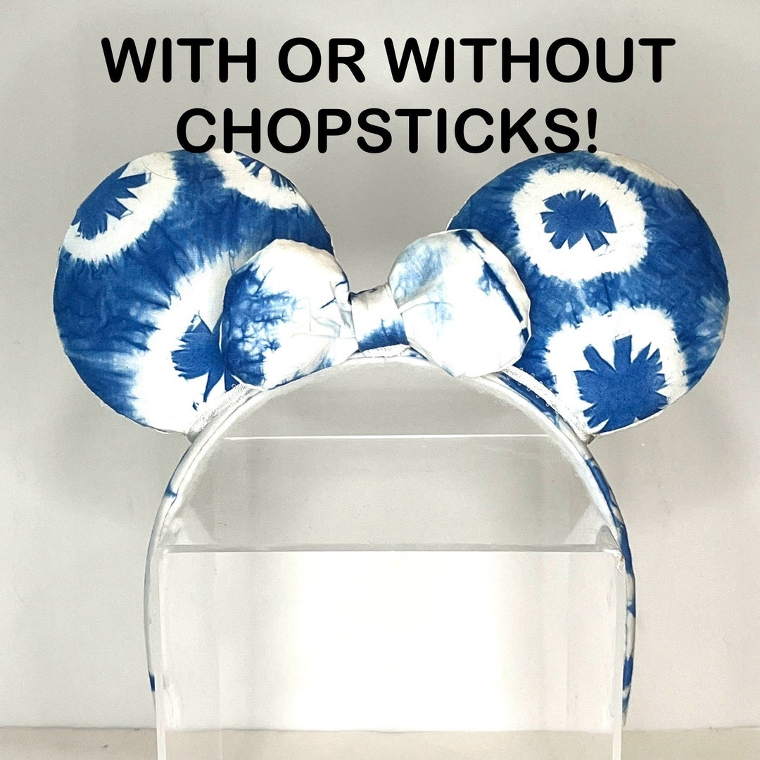 HELLO INDIGO Disney Minnie Mouse Ears Headband Tie Dye Mickey Women ...