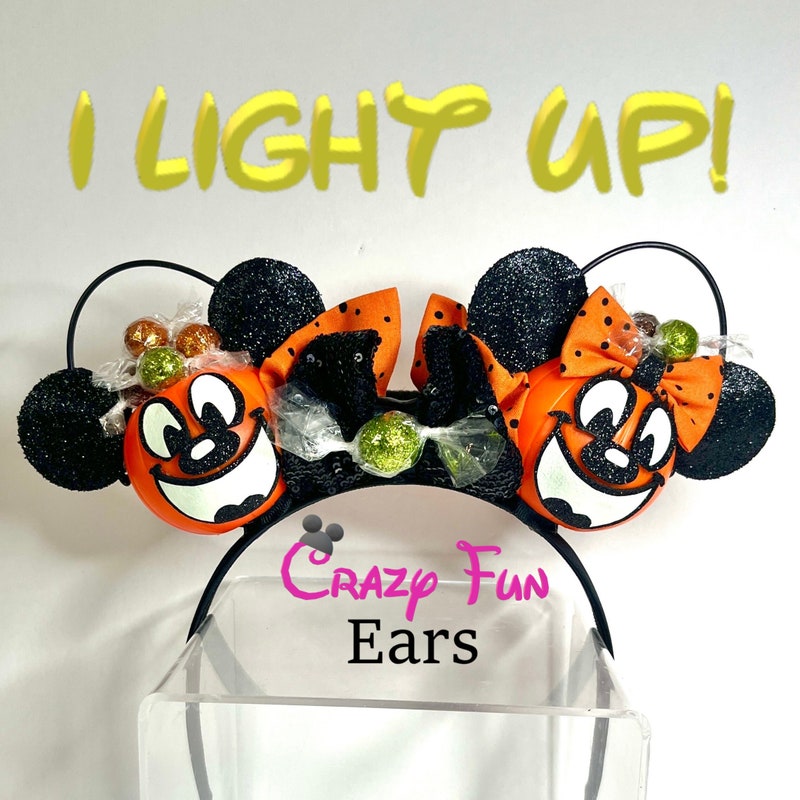 Mickey Mouse Light up Pumpkin - Etsy