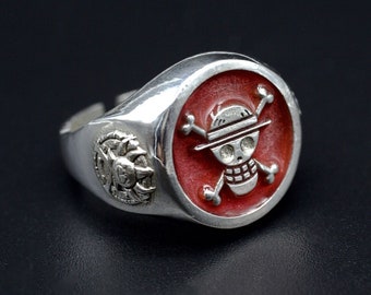 Silver Anime Ring - Etsy