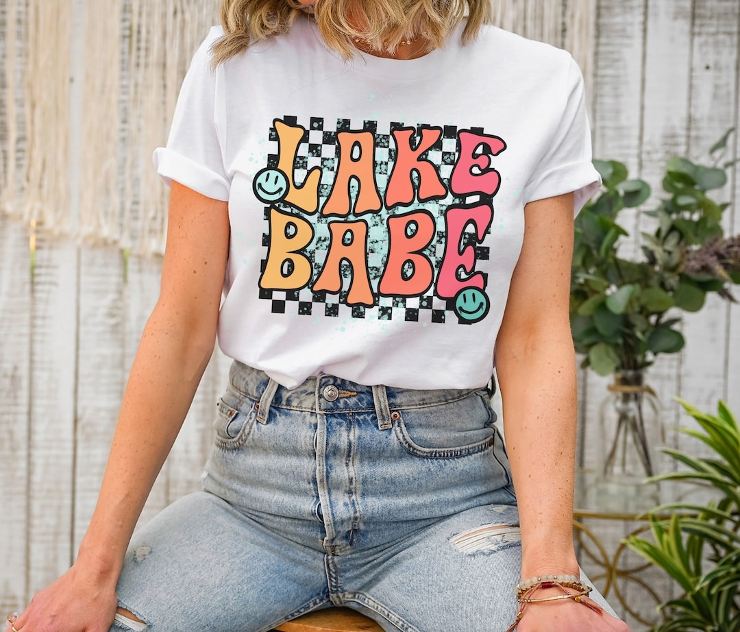 Lake Babe Shirt, Retro Lake Shirt, Retro Summer Shirt, Women's Graphic ...