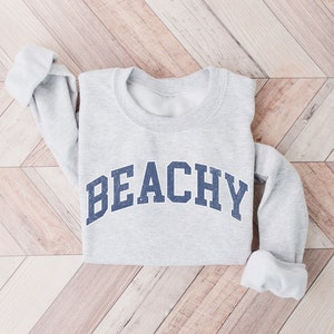 Beachy Sweatshirt, Beach Sweatshirt, Summer Sweatshirt, Gift for Beach ...