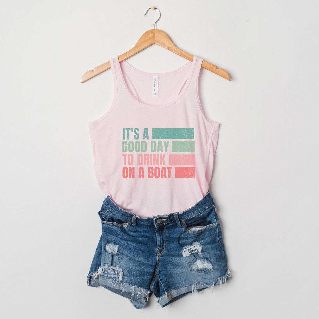 Lake Tank Top, Women's Summer Tank Top, Funny Lake Shirt, Funny Boating ...