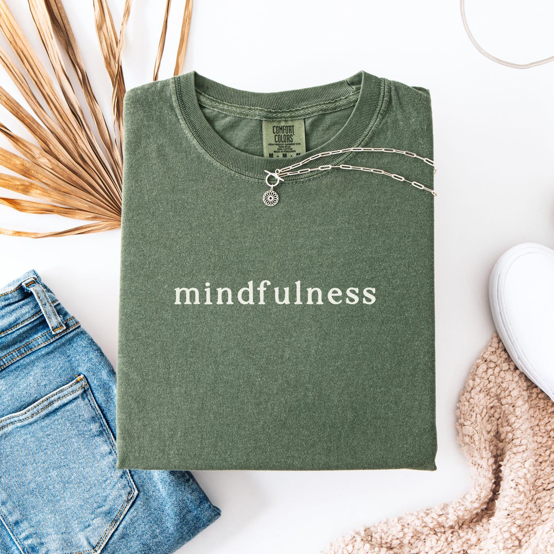 Comfort Colors Mindfulness Shirt, Trendy Tee-shirt, Gift for Yogi, Yoga ...
