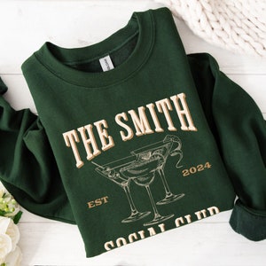 Custom Social Club Sweatshirt, Custom Birthday Sweatshirt, Trendy ...