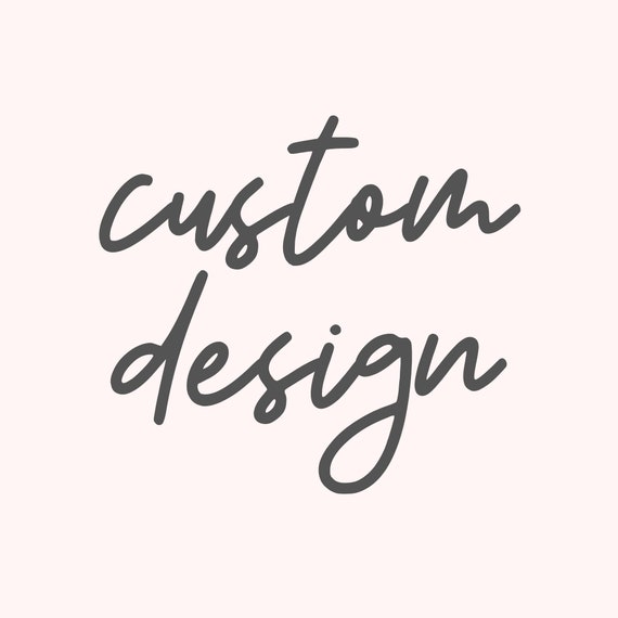 Customized Design - Etsy
