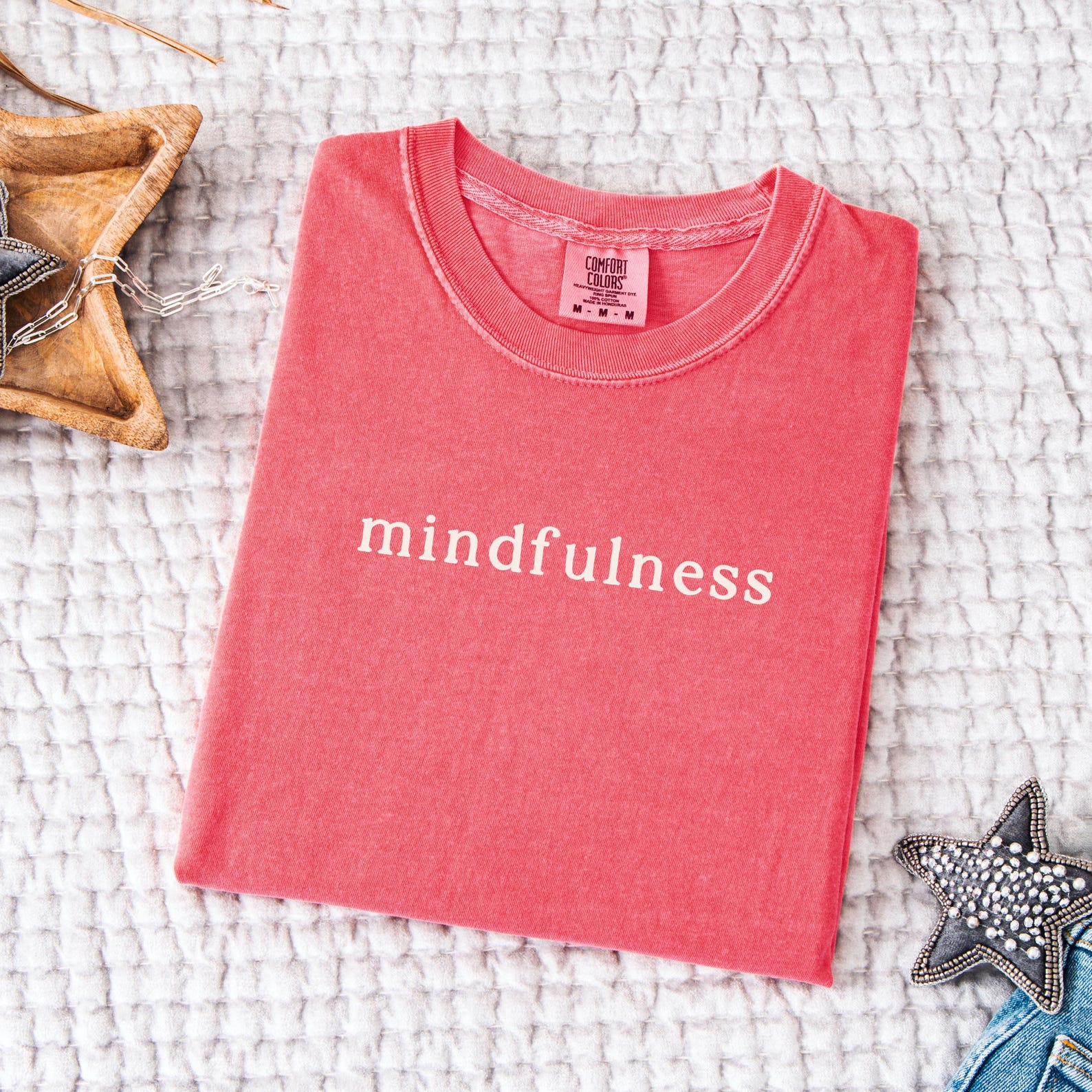 Comfort Colors Mindfulness Shirt, Trendy Tee-shirt, Gift for Yogi, Yoga ...