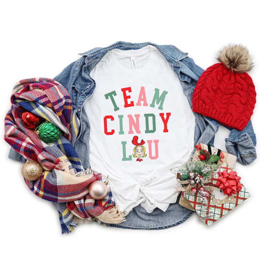 Team Cindy Lou Shirt, Funny Christmas Shirt, Family Christmas Shirts ...