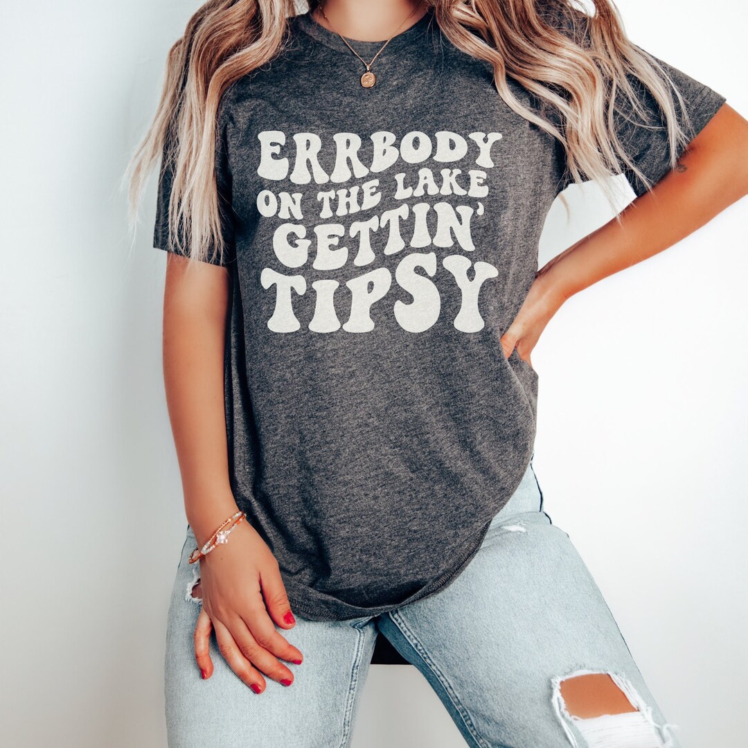 Retro Lake Shirt, Funny Lake T-shirt, Summer Graphic Tee, Trendy Shirt ...
