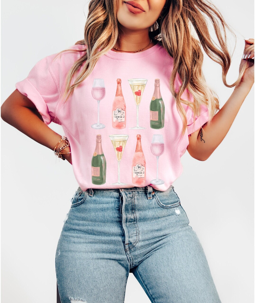 Champagne Shirt, Bachelorette Party Tee, Bridal Shower Gift, Wedding ...