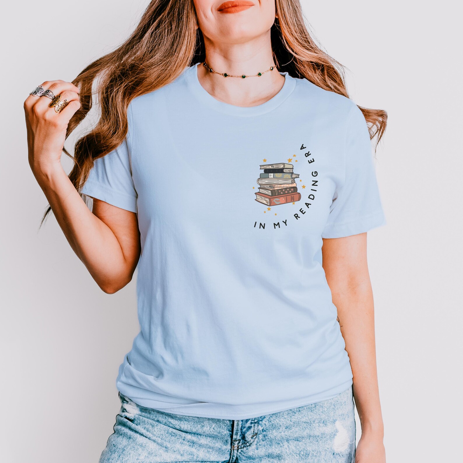In My Reading Era Tee, Bookish Tee-shirt, Book Lover Gift, Cute ...
