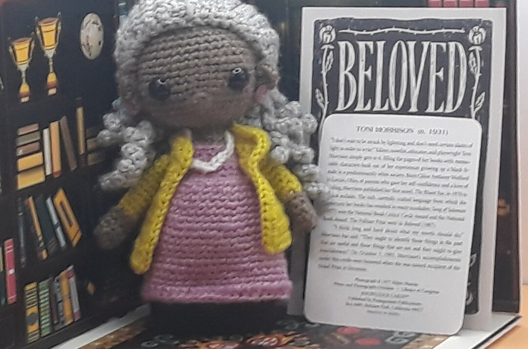 Toni Morrison Crocheted Doll light Pink - Etsy