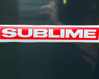 Sublime Decal - Etsy