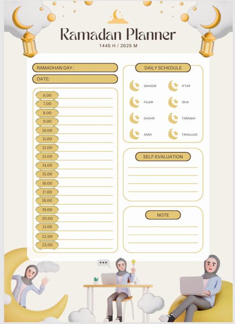 The Ultimate Ramadan Planner 2025: Your Guide to a Blessed Month - Etsy