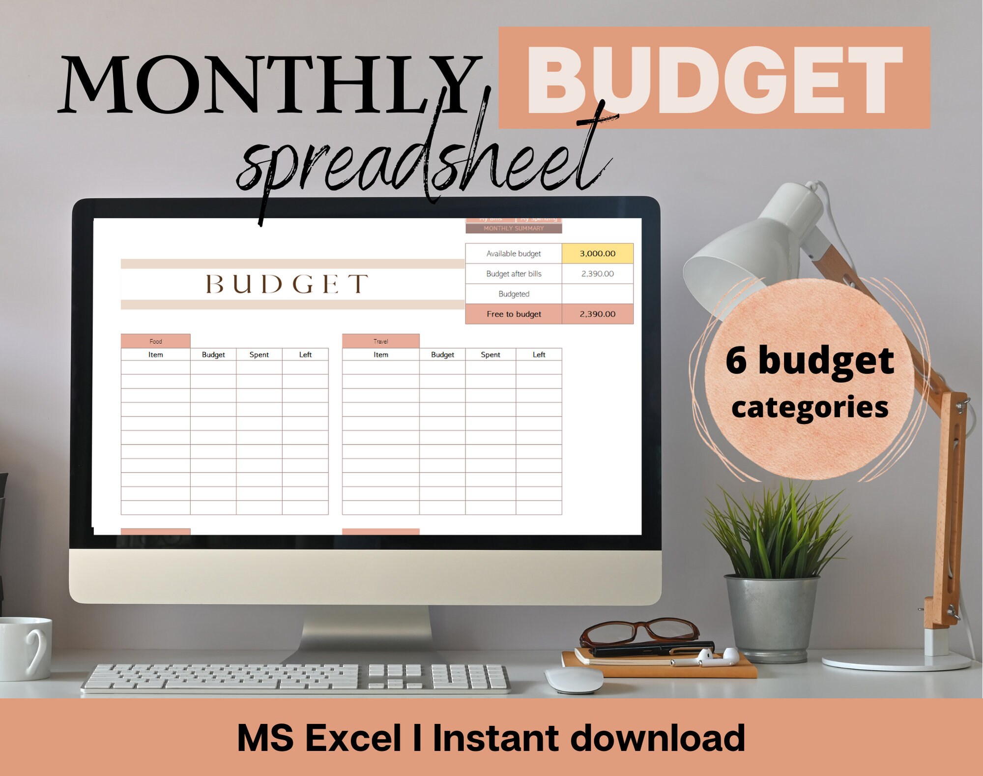 Ultimate Monthly Budget Planner Budget Template Financial Planner ...