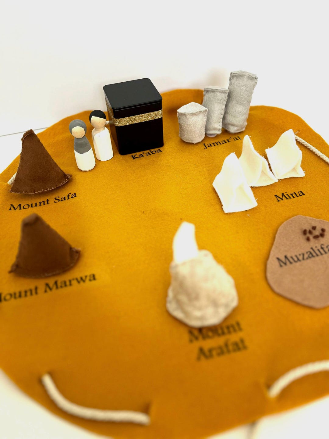 Handmade Felt Hajj Playset, Islamic Montessori Toy, Eid Gift - Etsy