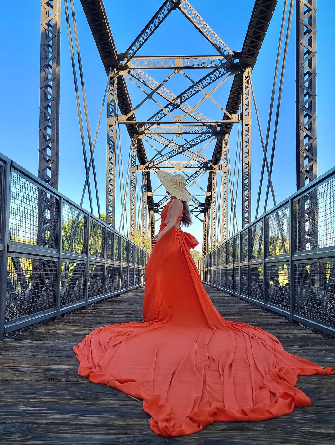 Tulip Flying Dress | Extra Long Dress - 5-DAY RENTAL - Etsy