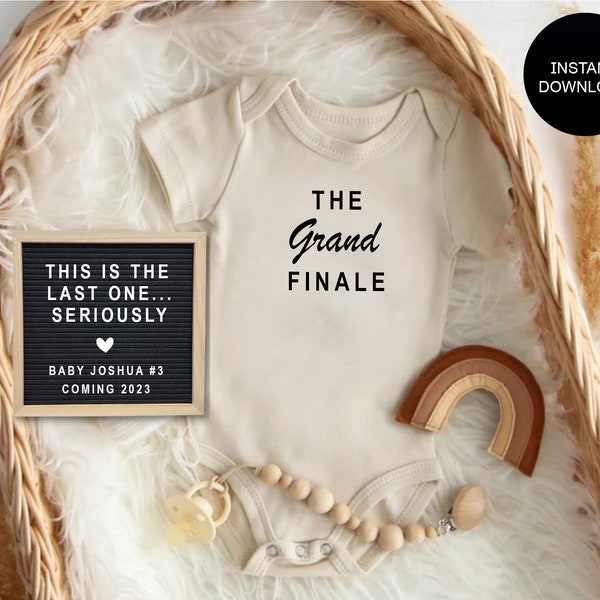 Pregnancy Announcement Grand Finale Digital - Etsy Australia