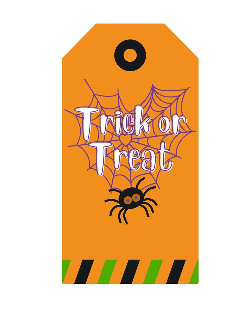 Printable Halloween Tags for Trick or Treat | Cute DIY Activity for ...