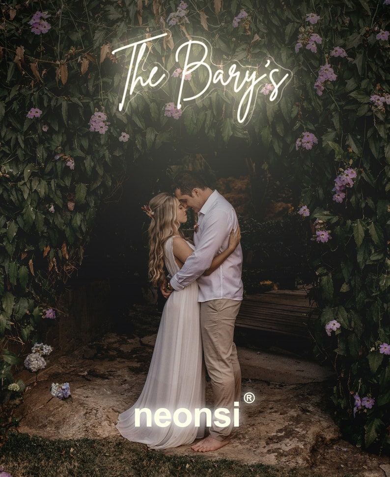 Wedding Neon Sign knot Tied in LED Neon Light - Etsy