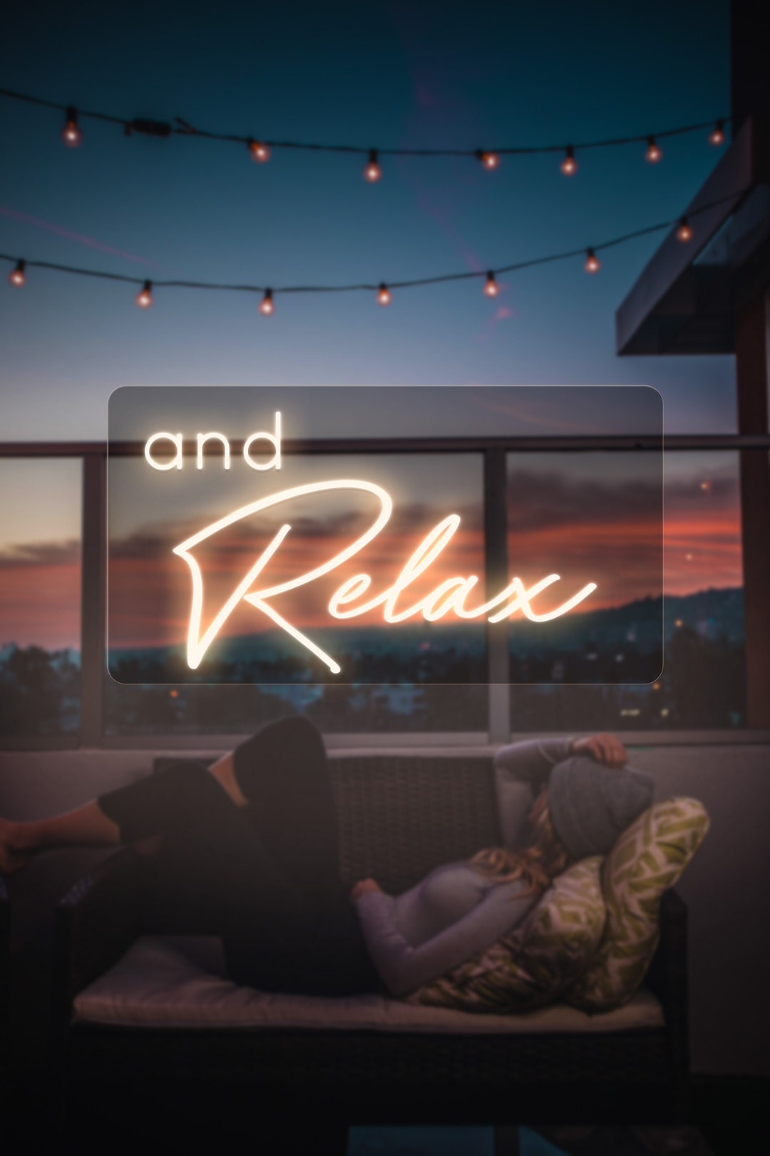 Patio Neon Sign, Custom Neon Wall Decor, Positive Vibes Decor, and ...