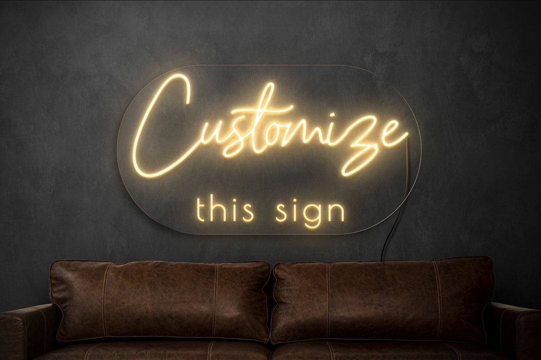 Custom Neon Sign, Logo Neon Sign, Personalized Gifts, Wedding Signs ...