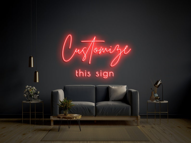 Custom Neon Sign, Business Logo, Personalized Gifts, Wedding ...