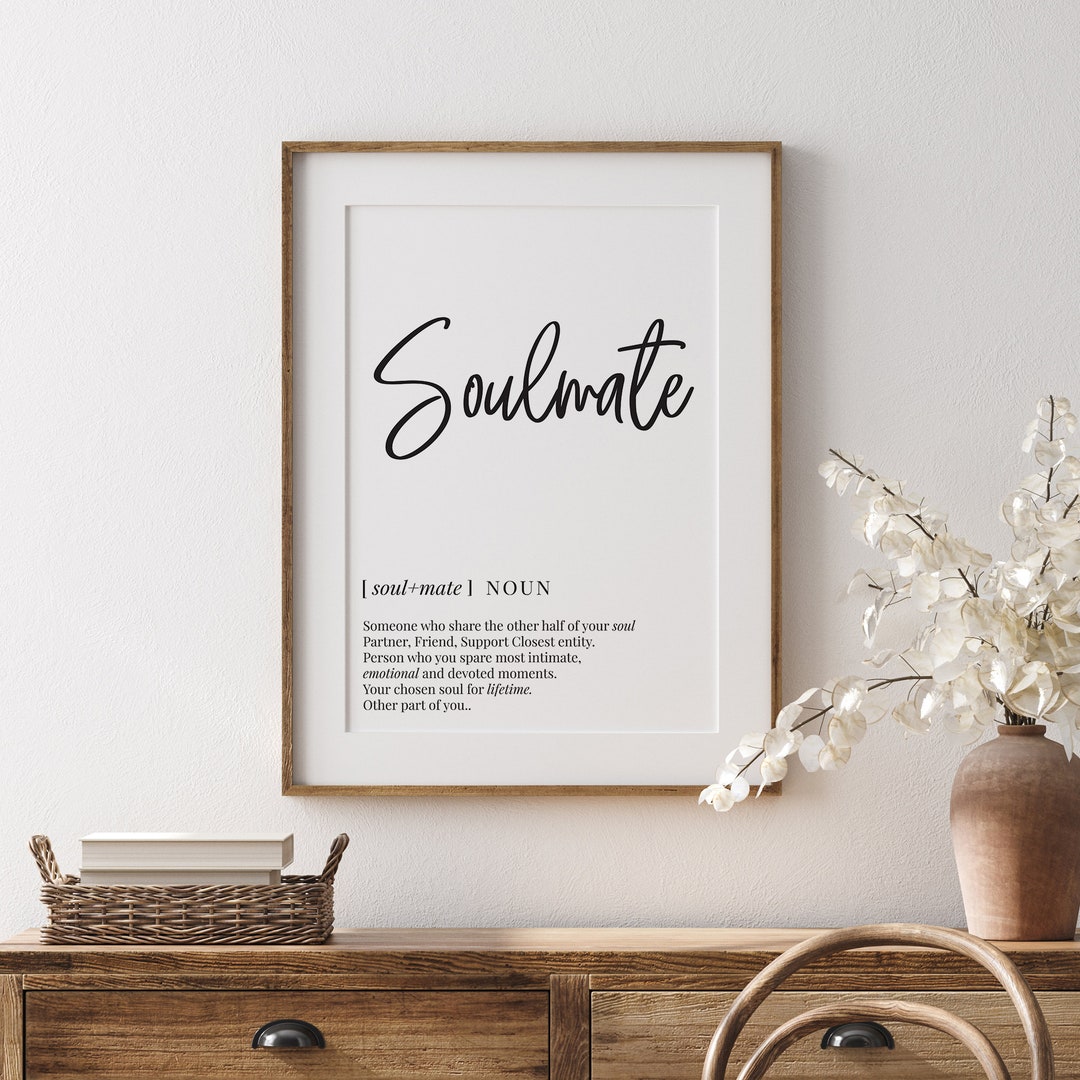 Soulmate SVG, Png, Jpg, First Anniversary, Paper Gift, Birthday Print ...
