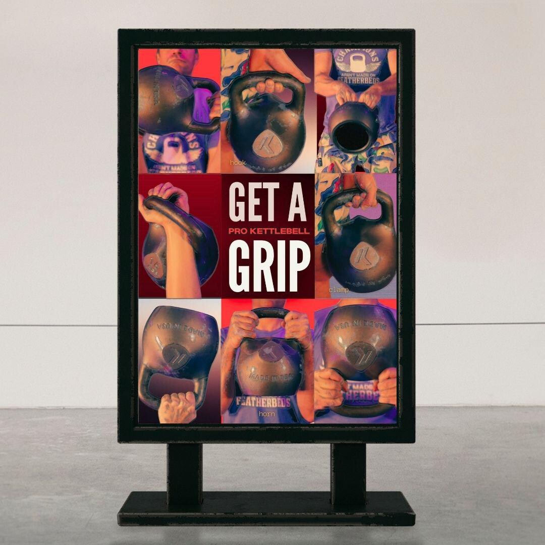 Get a Grip - Kettlebell Mastery Poster [18" X 24" PDF] - Etsy