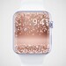 Rose Gold Diamonds Apple Watch Wallpaper, Sparkly Watch Face, Glitter ...