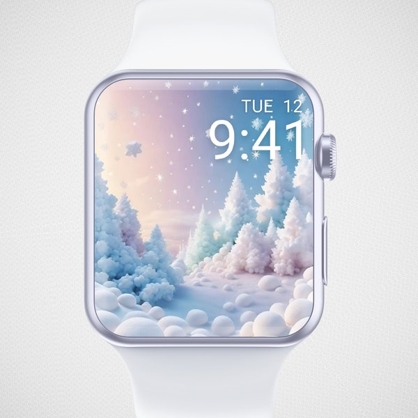 Pastel Winter Wallpaper - Etsy