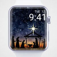 Christian Apple Watch Face Wallpaper, Digital Watch Face, Faith Png ...